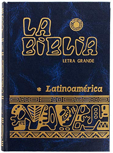 Biblia Catolica Latinoamericana Letra Grande Edicion Cartone, Easy Study Notes, with Bookmarks, Latin American Catholic Bible (Spanish Edition)(Letra Grande) (Assorted Color)