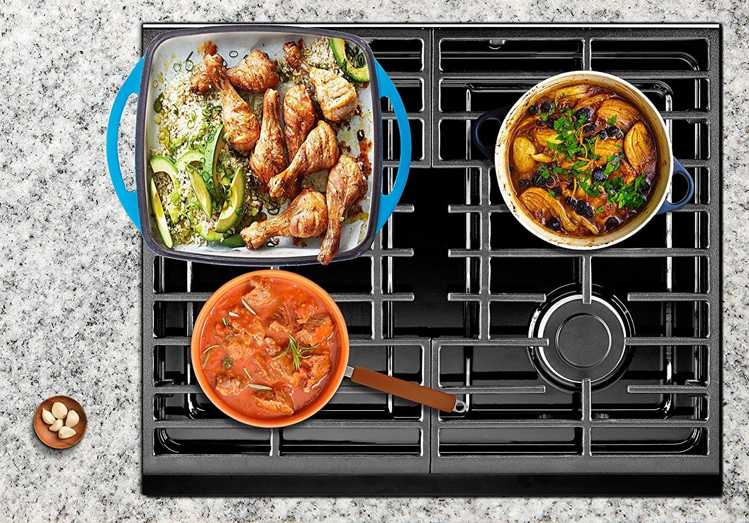Bruntmor 3 Qt Pre-seasoned Cast Iron Balti Dish In Black, 3 Quart Medium Cast Iron Casserole Dish, Nonstick Handi Cast Iron Kadai Indian, Asian Wok, Pioneer Women Dutch Oven