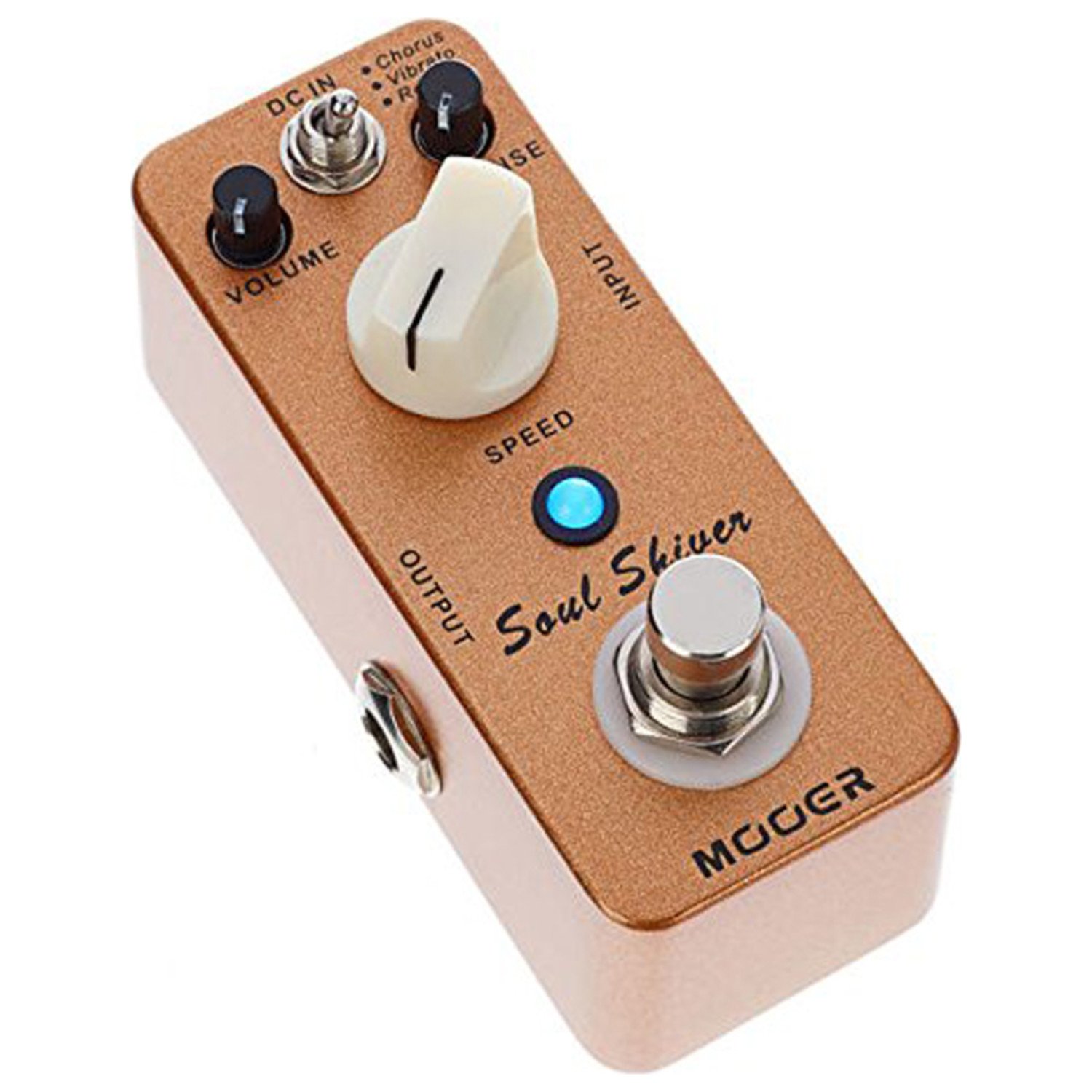 Mooer Soul Shiver Rotary Chorus Vibrato Effects Pedal