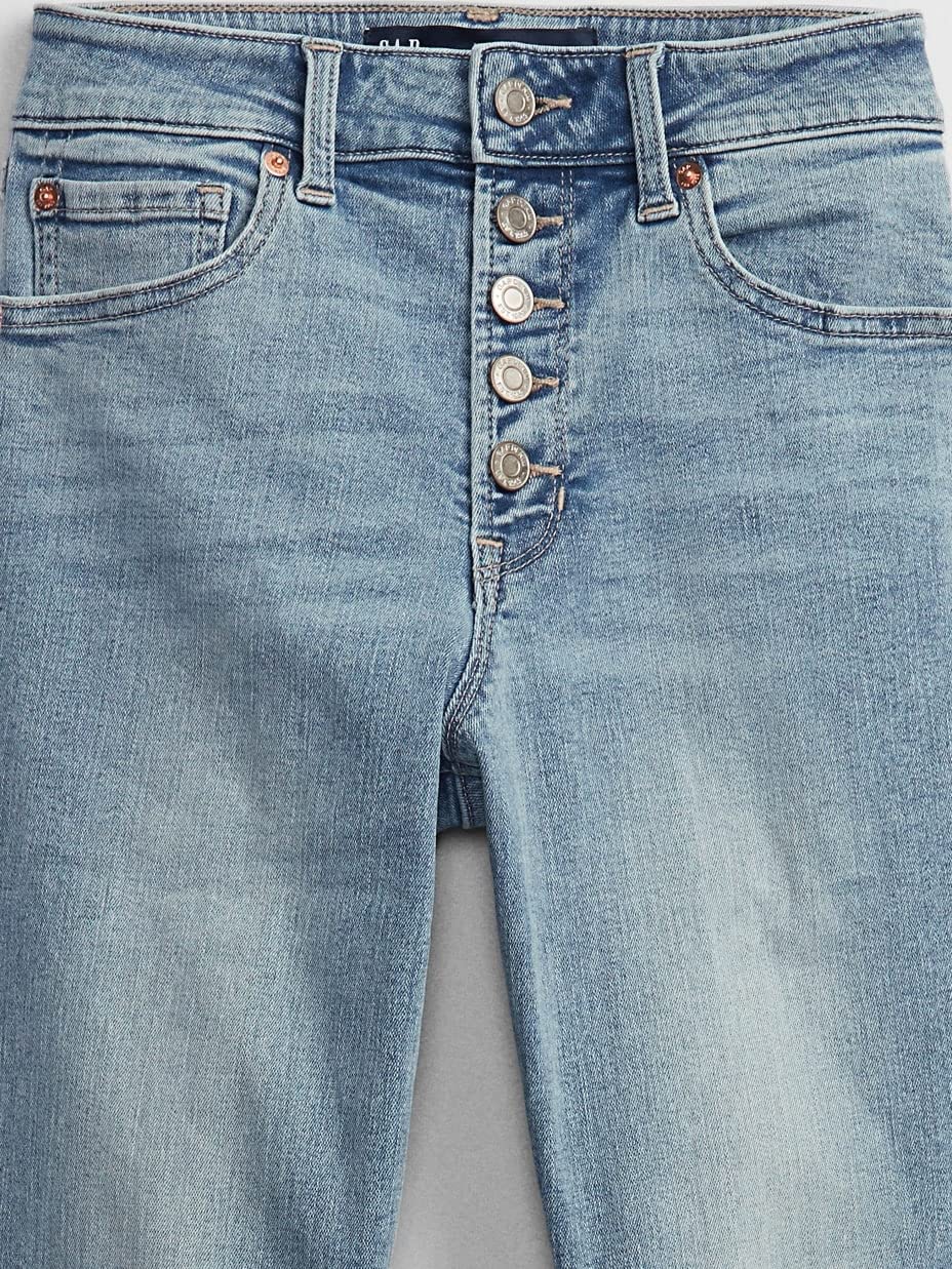 GAP Womens High Rise Legging Jeans, Light Haven, 29 Regular US
