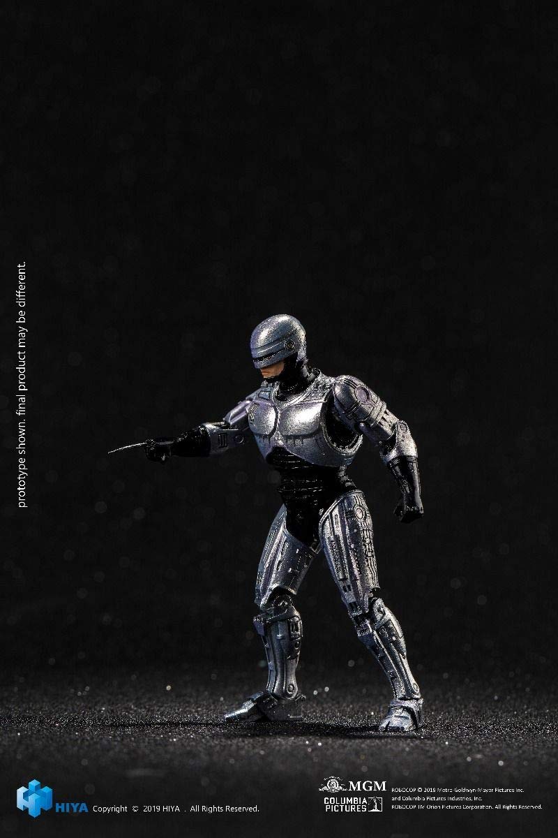 Hiya Toys Robocop (1987): Robocop 1:18 Scale Action Figure, Multicolor