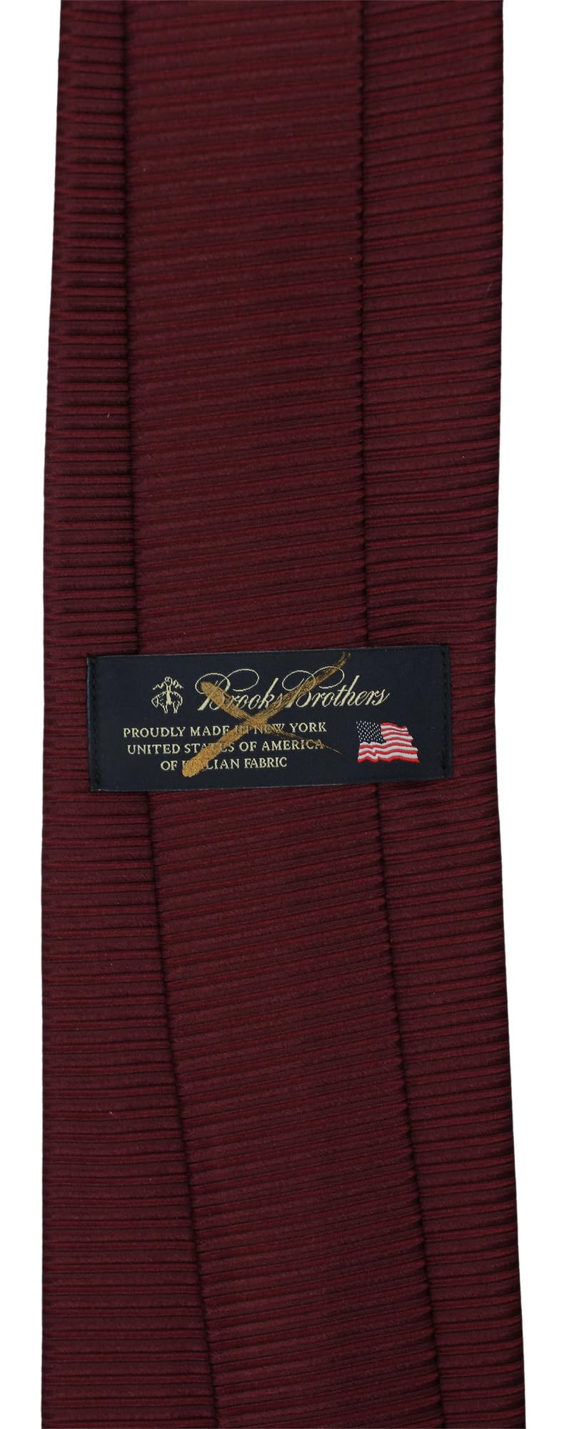 Brooks Brothers Burgundy Ribbed Tie