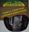 Black Leather Belt Holster for Ruger LCP .380