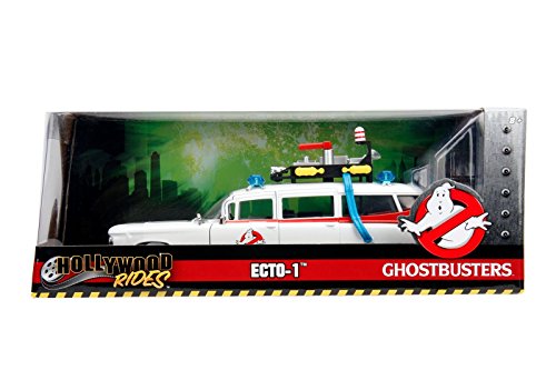 Jada Toys Hollywood Rides: Ghostbusters ECTO-1 White 1: 24 Scale