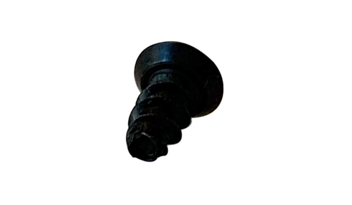 Small Parts 0404LTUB Steel Thread Rolling Screw for Plastic, Black Oxide Finish, 82 Degree Flat Head, Star Drive, #4-20 Thread Size, 1/4" Length (Pack of 100)