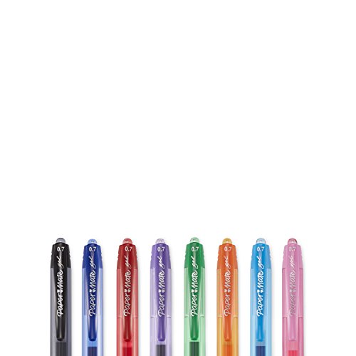 Paper Mate 1746323 Gel Pens, Medium (0.7mm), Assorted Colors, 8 Count