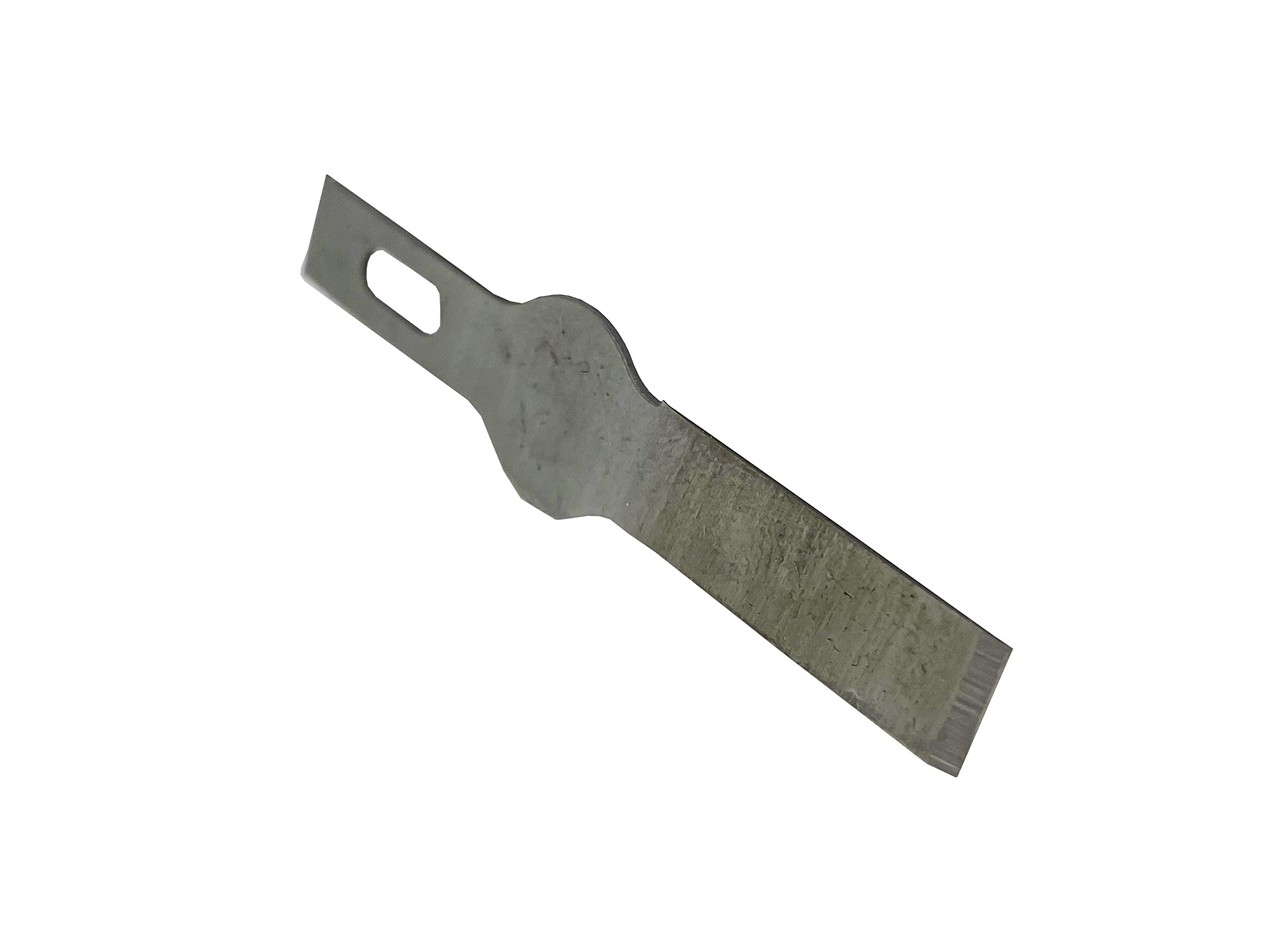 Excel Blades Chisel Replacement Blades, Set of 50 Carbon Steel Blades for Precision Cutting & Trimming, Multi-Purpose Professional, Hobby, and Crafting Tools