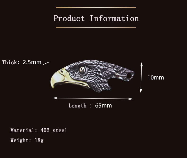 Creative Eagle Head Bottle Opener, Stainless Steel Beer Bottle Opener, Beer Gifts for Men, Husband, Dad, Boyfriend, Can be Used as a Pendant
