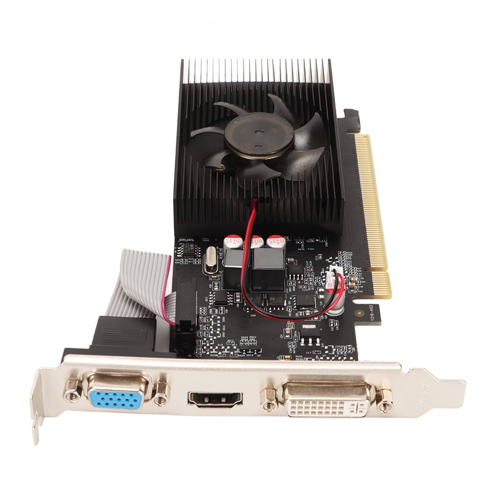 Bewinner GT220 Graphics Card, DDR3 1GB 128bit 2024MHz Gaming Graphics Card Support DirectX 10.1, HDMI DVI VGA Interface, PCI Express x16 Video Card for Desktop PC