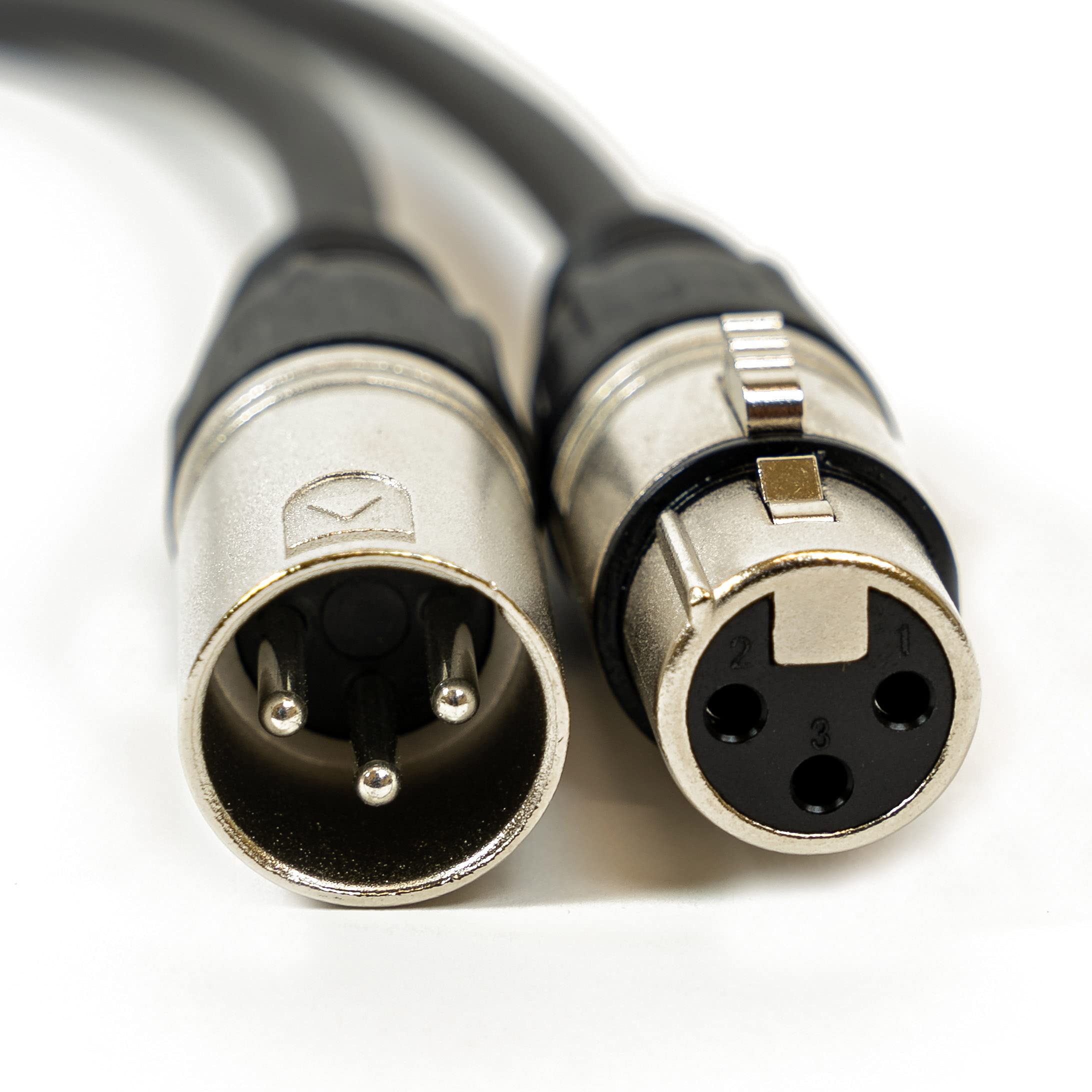 Gearlux DMX Cable 100ft 3-Pin Male-to-Female - 2 Pack