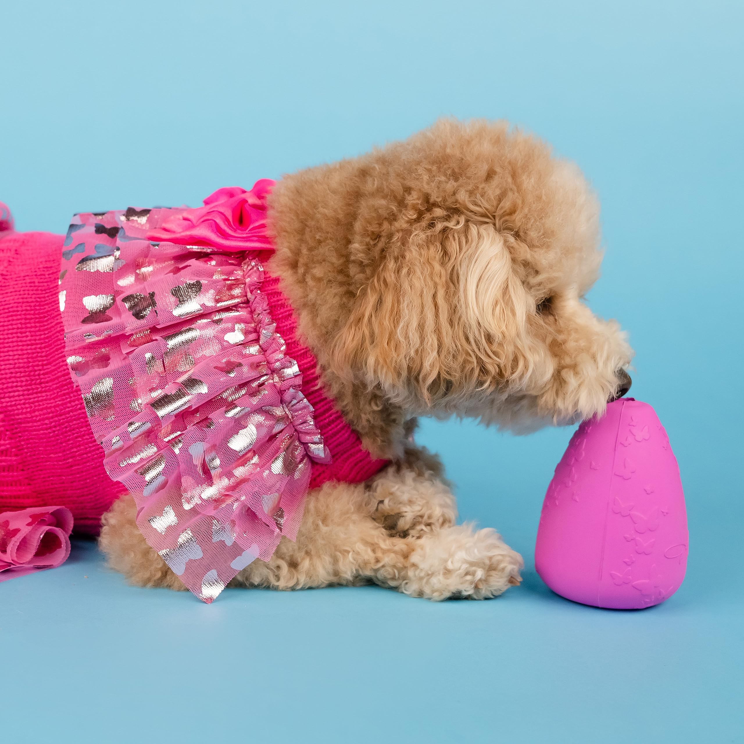 Doggy Parton Natural Rubber Dog Toys, Dog Balls, Treater