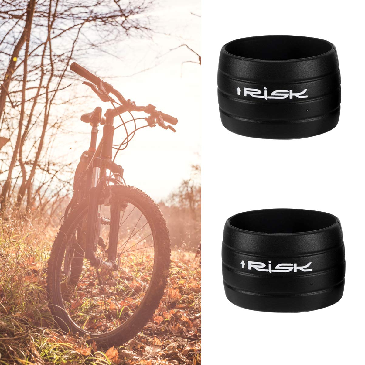 BESPORTBLE 1 Pair Protective case Decorate pu Non-Slip Bike Handlebar Cover Handle Non Skid Tape Adhesive Tape Grip Strap Fixed Sleeve Anti-Slip Strip Bend Handle Handlebar