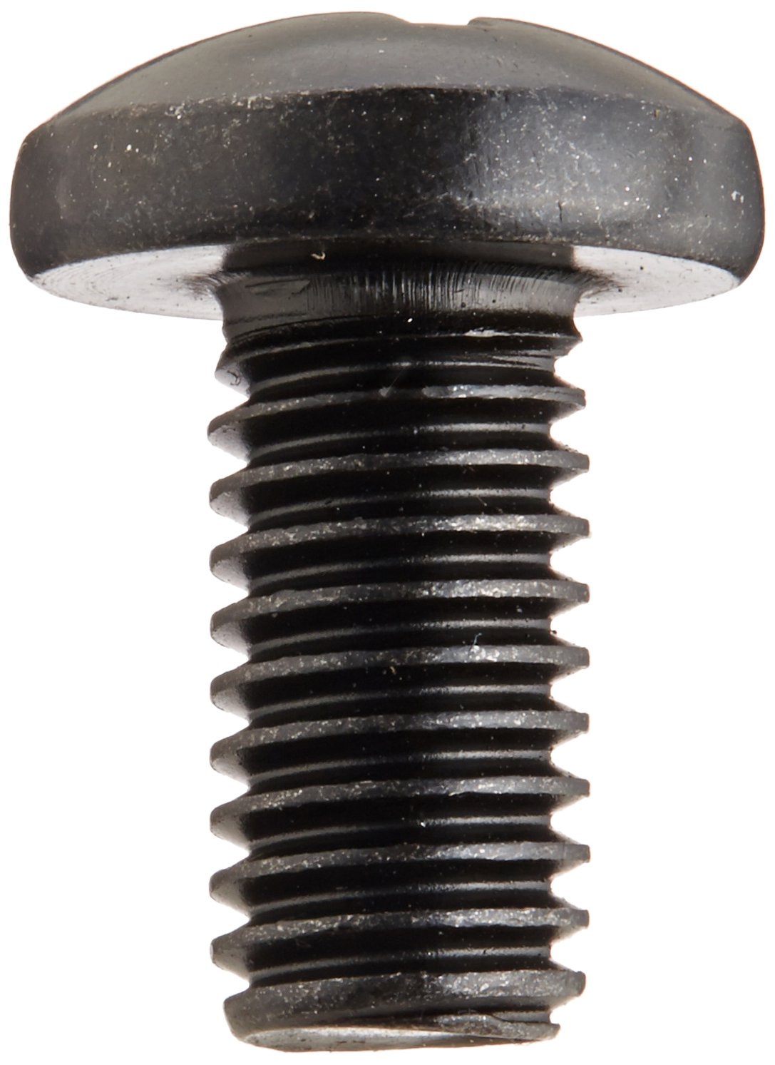 Small Parts Steel Pan Head Machine Screw, Black Oxide Finish, Meets ASME B18.6.3, #2 Phillips Drive, #10-24 Thread Size, 5/8" Length, Fully Threaded, Import (Pack of 100)