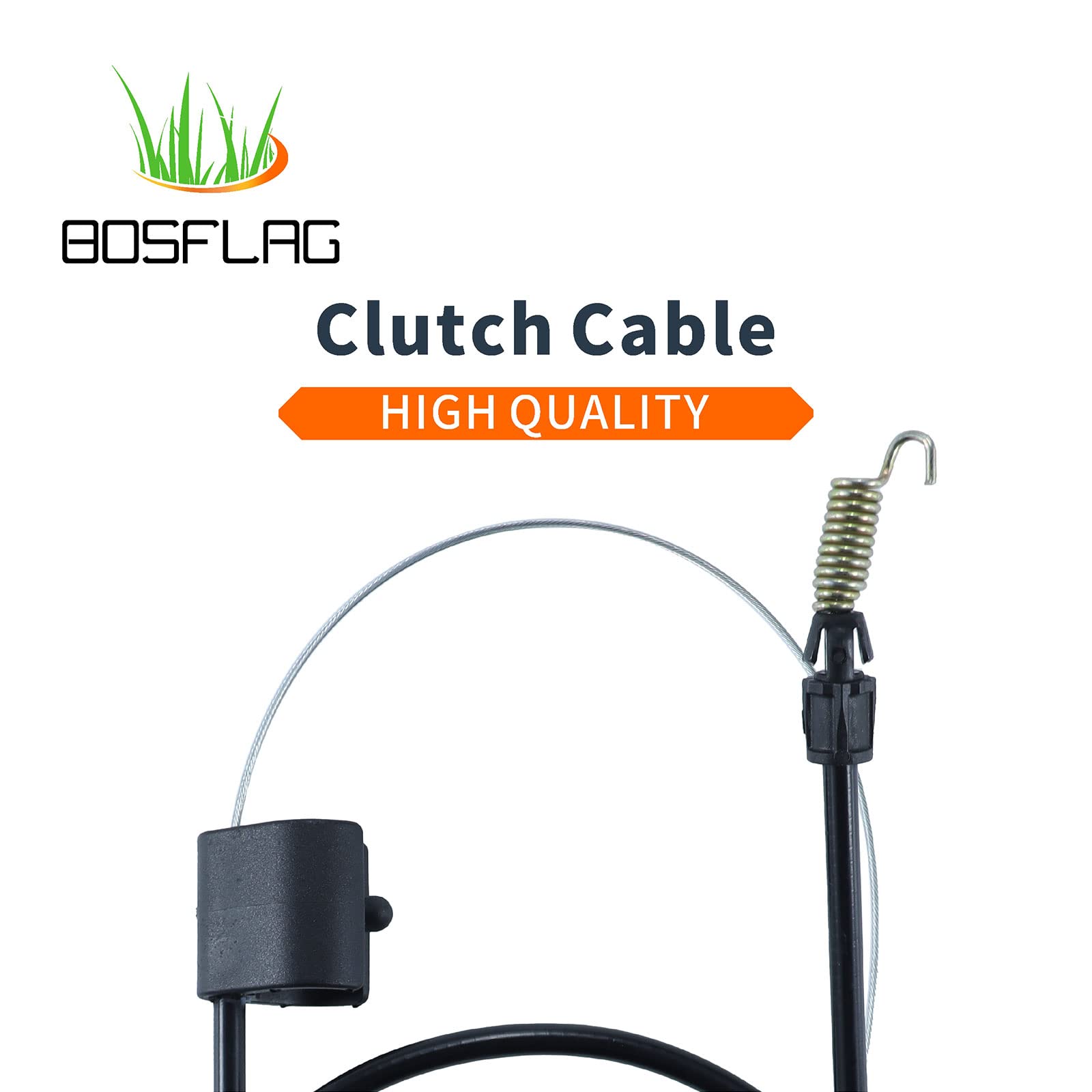 BOSFLAG 946-04091 Control Cable Replaces MTD 946-04091 Clutch Cable, 946 04091, 94604091, 746-04091 Control Cable, 746 04091 Control Cable, 74604091 for Troy-Bilt Squall 521, 721, 5521 Snowblower