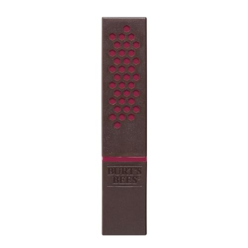Burt’s Bees 100% Natural Moisturizing Lipstick, Brimming Berry, 1 Tube