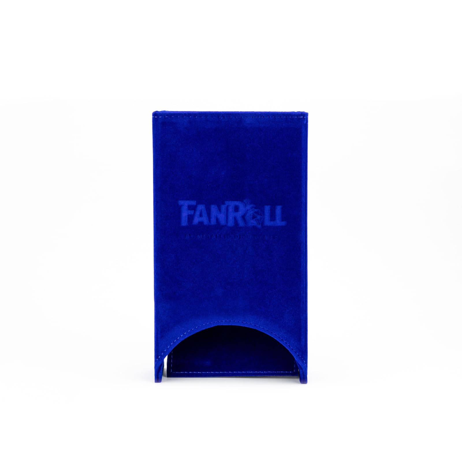 Metallic Dice Games FanRoll Fold Up Dice Tower: Blue, Role Playing Game Dice Accessories for Dungeons and Dragons