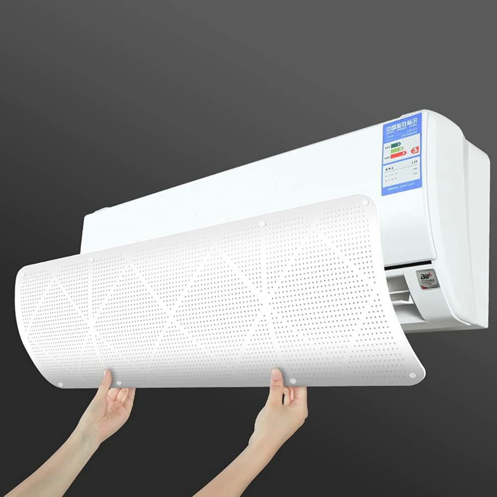 Osumex Adjustable Air Conditioner Deflector Windshield Cover for Home, Bedroom 90x27cm