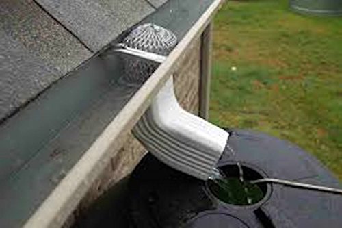 Gutter Guard 3 Inch Expand Aluminum Filter Strainer. Stops Blockage Leaves Debris. Pack of 4. by Massca (Aluminum 3 inch)