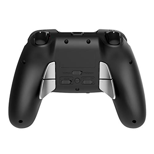 PS4 Scuffed Controller,Modded Dual Vibration PS4 Elite Game Controller with Back Paddles for PS4/PS3