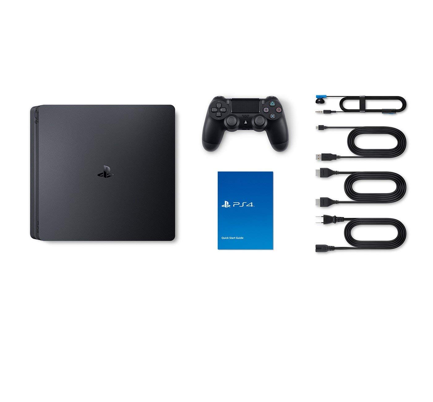 Playstation 4 Slim 2TB SSD Console with Dualshock 4 Wireless Controller Bundle Enhanced with Fast Solid State Drive (Renewed)