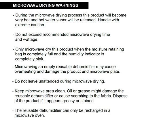 BARSKA Rechargeable Desiccant Dehumidifier - Safe Moisture Absorber for Home Closets, Gun Safes, Basement, Garage, Cars - Microwaveable - Portable Blue Dehumidifying Solution
