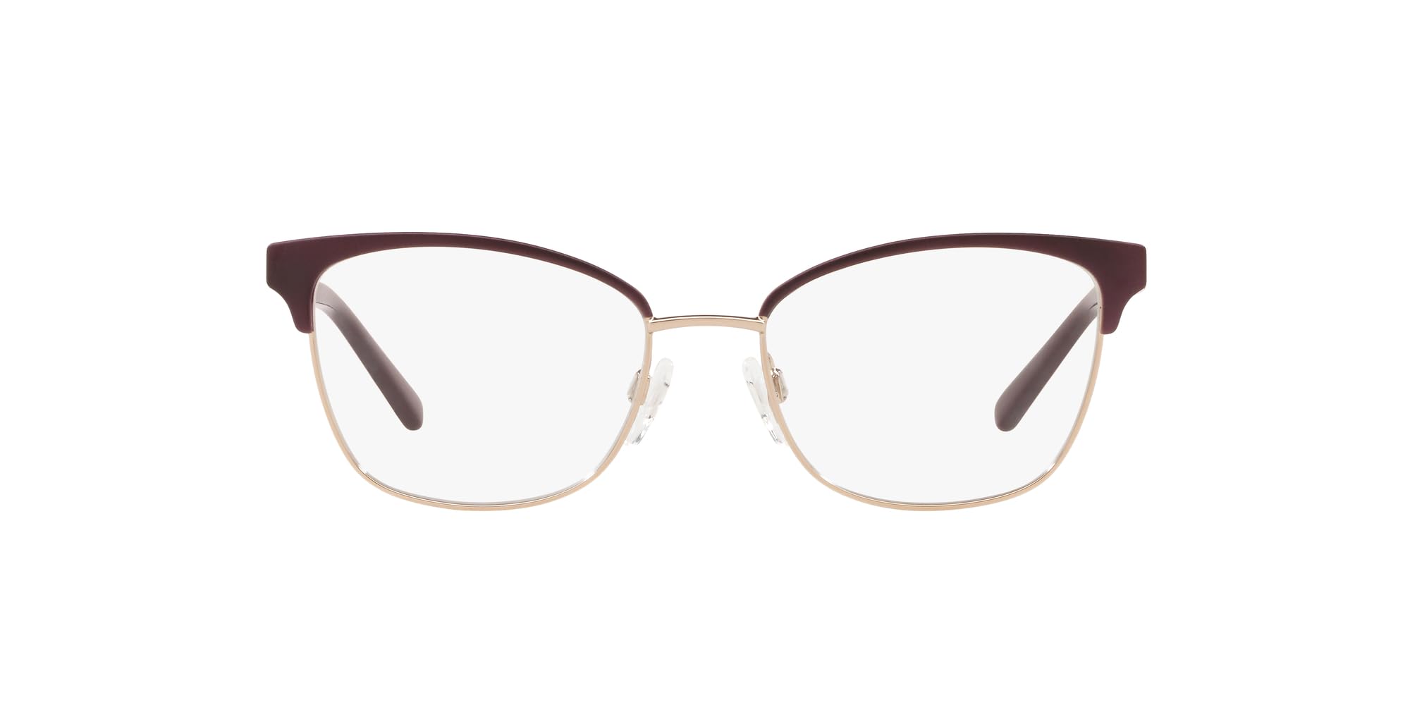 Michael Kors Adrianna IV MK 3012 1108 Matte Cordovan Rose Gold Metal Cat-Eye Eyeglasses 51mm
