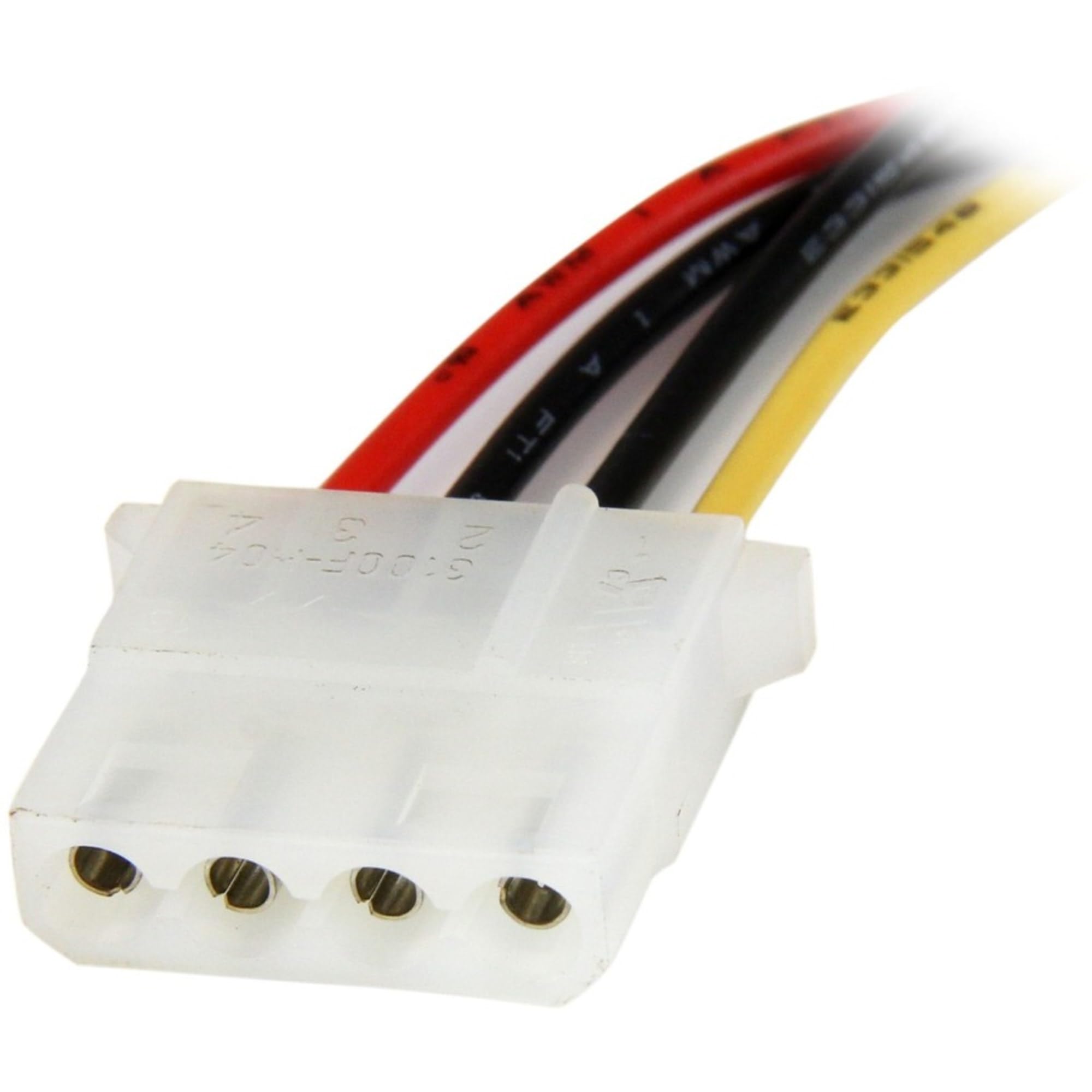 StarTech.com 12in SATA to LP4 Power Cable Adapter F/M - SATA to LP4 Power Adapter - SATA Female to LP4 Male Power Cable - 12 inch (LP4SATAFM12)