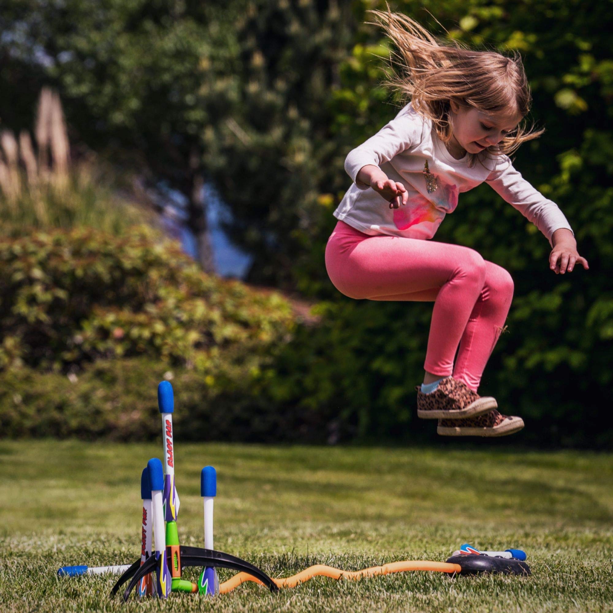 Marky Sparky Blast Pad Rocket Launcher - Designed in USA - Highest Flying Rocket - Super Durable Rockets and Stomp Pad Launcher - Top Outdoor Toys for 6 Year Old Boys Ages 6-up