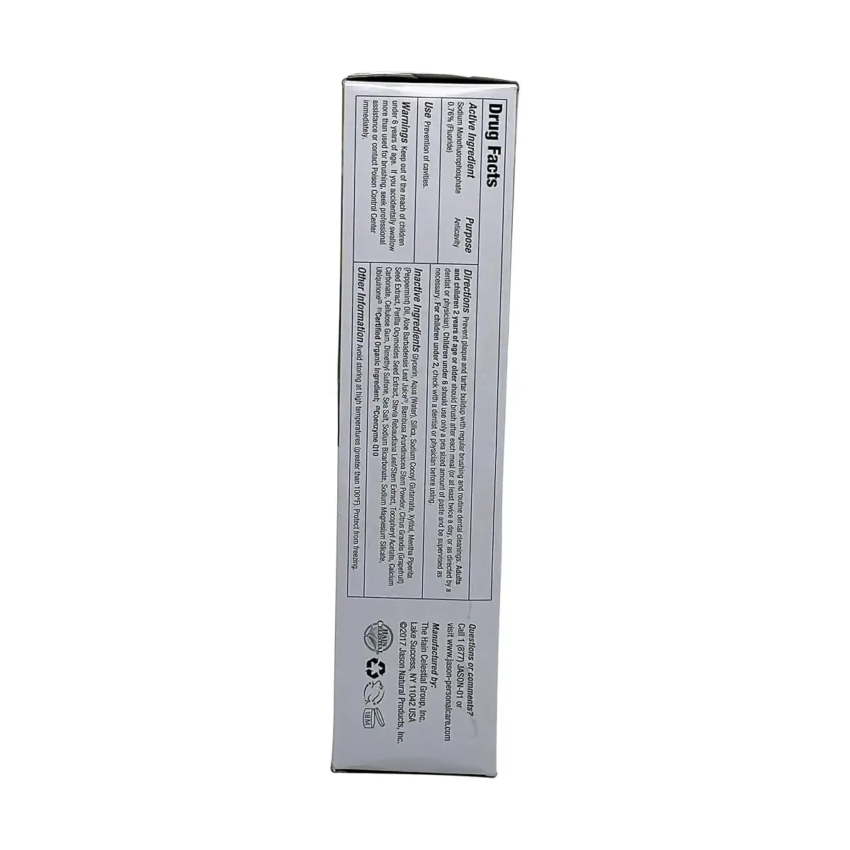 Toothpaste Power Smile + CoQ10 6 OZ,Pack of 2