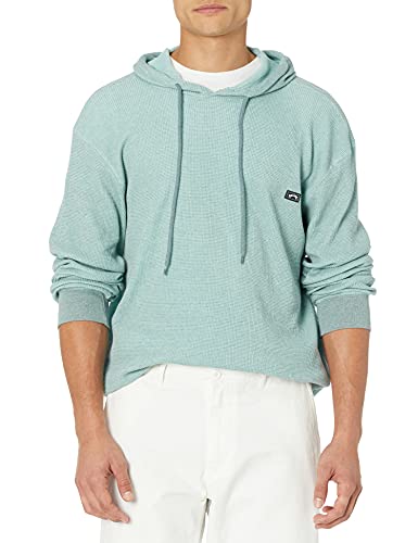 Billabong Men's Keystone Thermal Pullover Hoodie, Blue, Large
