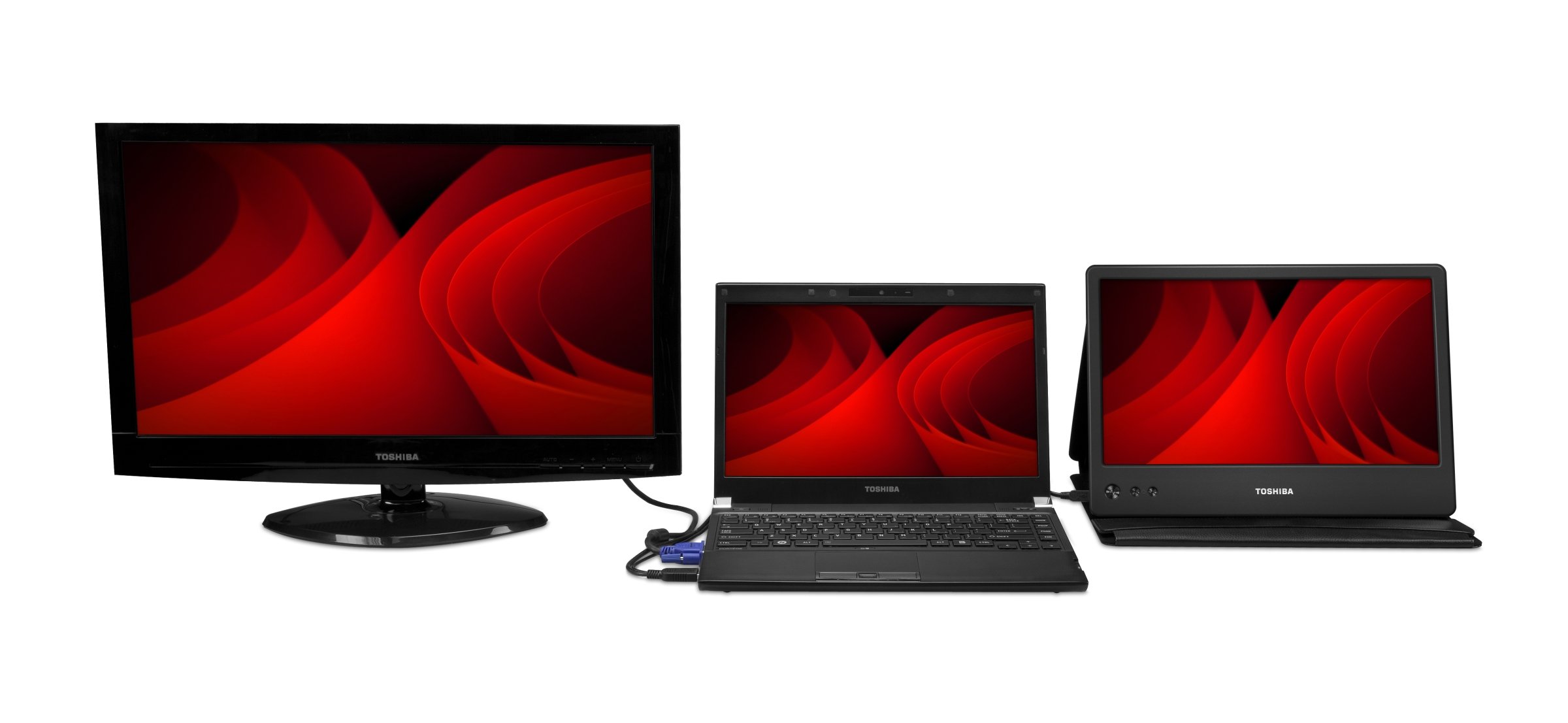 Toshiba 14-inch USB Ultra-portable Mobile LCD Monitor