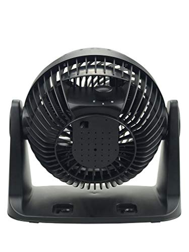 Hunter 8" Adjustable Whisper Fan, Black