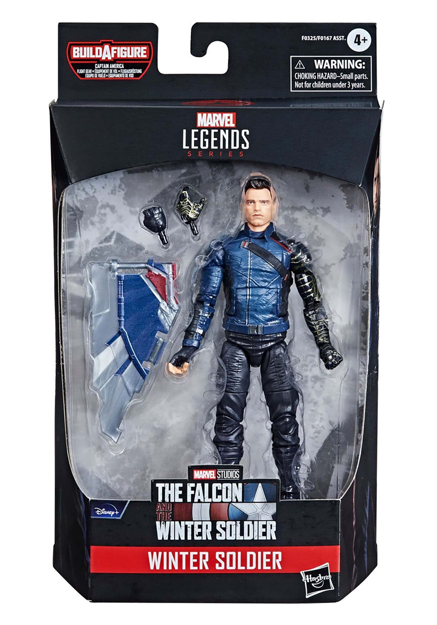 Marvel Legends Series Avengers 6-inch Action Figure Toy Winter Soldier, Premium Design and 2 Accessories, for Kids Age 4 and Up