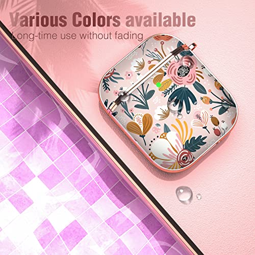 Maxjoy Compatible AirPod Case Cover, Cute Air Pod 2 Hard Shell for Women with Keychain Protective Air Pod 2nd 1st Generation Cover