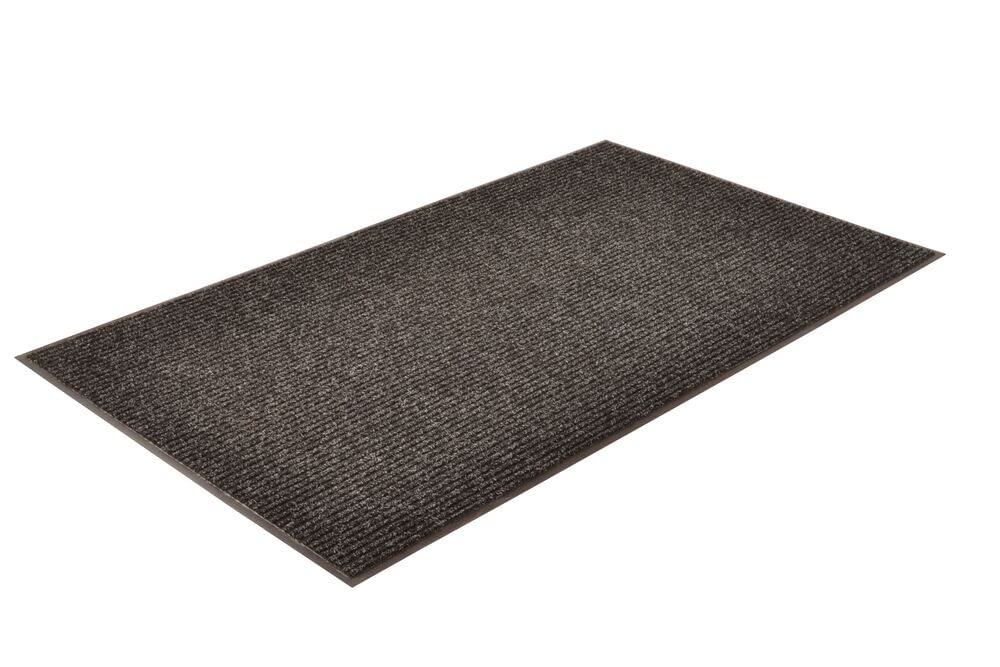 Notrax - 117S0034CH NoTrax 117 Heritage Rib Entrance Mat, for Lobbies and Indoor Entranceways, 3' Width x 4' Length x 3/8" Thickness, Charcoal