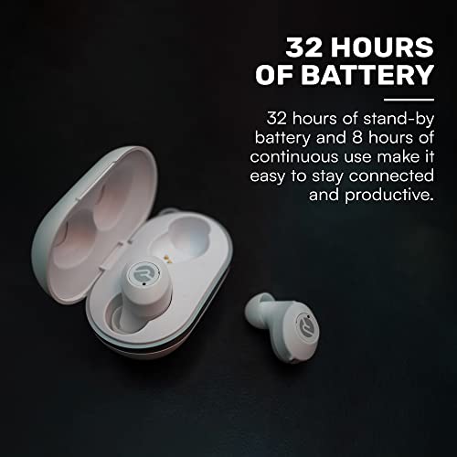 Raycon The Everyday Bluetooth Wireless Earbuds with Microphone- Stereo Sound in-Ear Bluetooth Headset True Wireless Earbuds 32 Hours Playtime (Matte Blue)