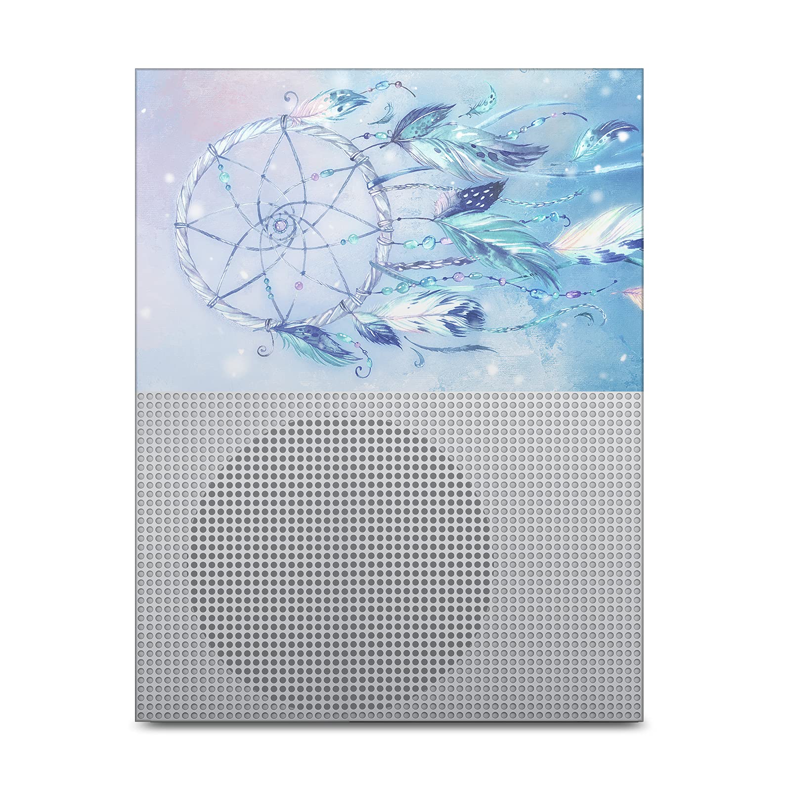 Head Case Designs Officially Licensed Simone Gatterwe Blue Dreamcatcher Art Mix Vinyl Sticker Gaming Skin Decal Cover Compatible With Xbox One S Console and Controller Bundle