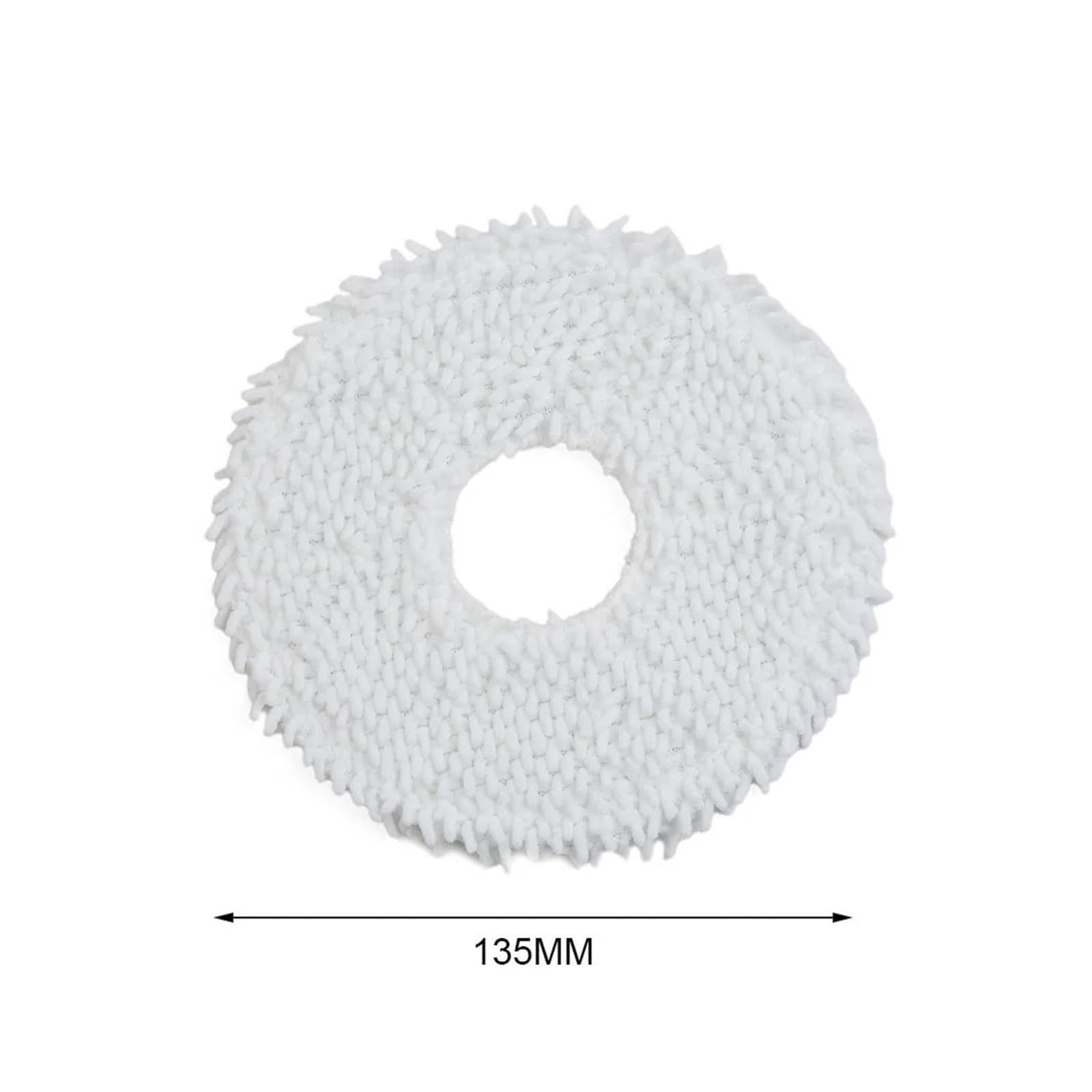 DispRA 4Pcs Vacuum Cleaner Mopping Pad Compatible with Xiaomi Mijia Omni 1s X10 + S10 + Vacuum Cleaner Mop Cloths Parts Accessories