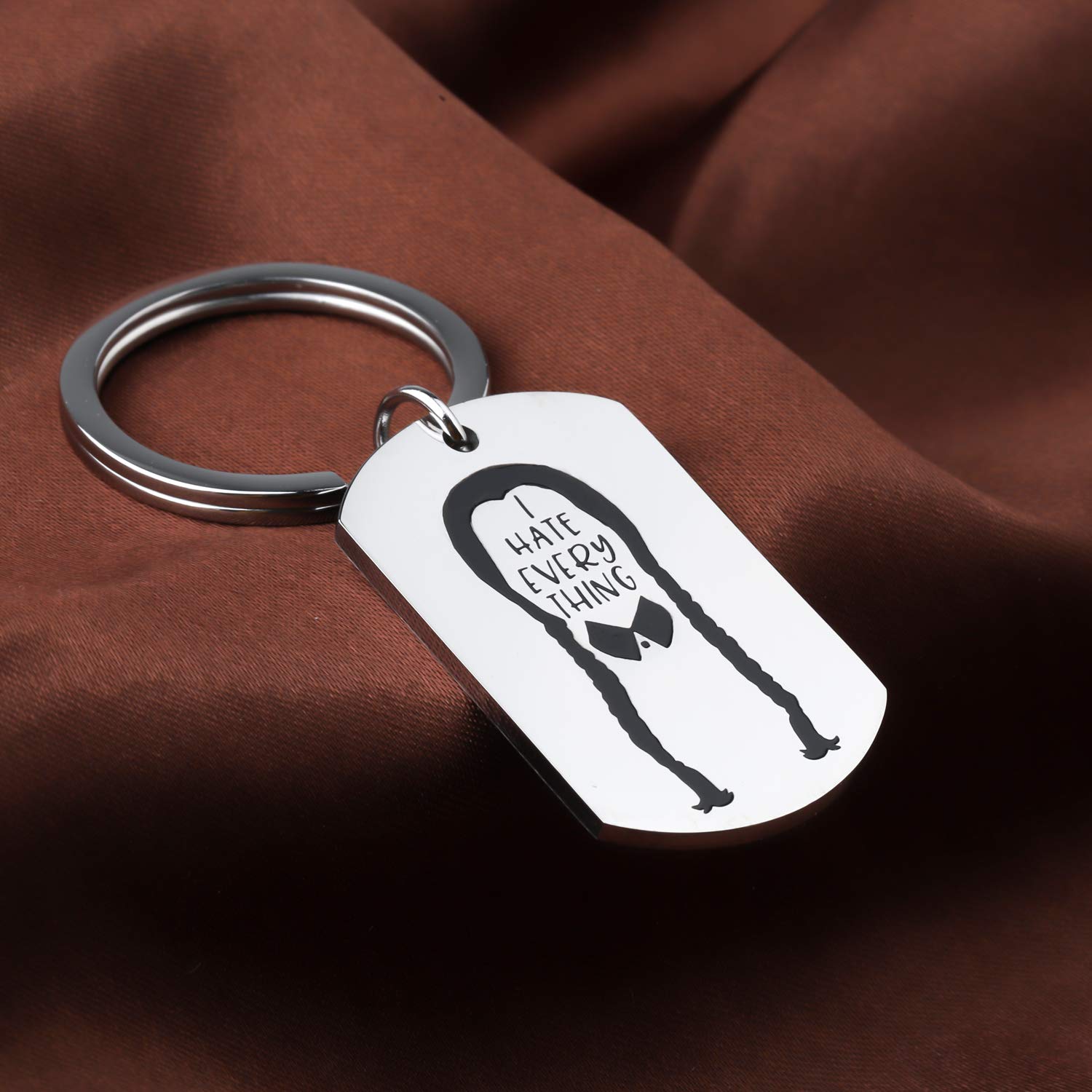 BLEOUK I Hate Everything Wed Horror Movie Tv Show Lover Gift (I HATE EVERYTHING)