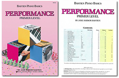 Bastien Piano Basics Primer Level Learning Set by Bastien - Lesson, Theory, Performance, Technique & Artistry Books & Juliet Music Piano Keys 88/61/54/49 Full Set Removable Sticker