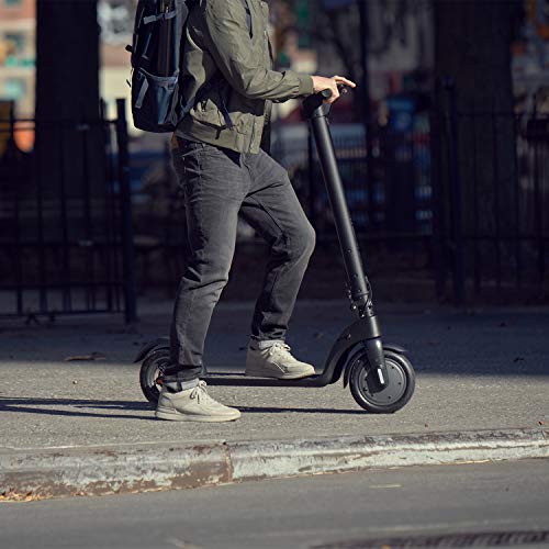 Jetson Knight Adult Electric Scooter, LCD Display, Removeable Rechargeable Battery, Thumb Throttle, Easy-Folding Mechanism, Up To 20 MPH, Range of up to 16 Miles, Ages 12+, Black, JKNGH1-BLK