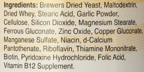 Nutri-Vet Brewer's Yeast and Garlic Chewable Tablets for Dogs - Veterinarian Formulated to Support the Immune System and a Healthy Skin & Coat - 500 Chewable Tablets