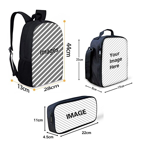 FKELYI Camo Hunting American Flag Backpacks for Girls Boys Camouflage School Bags Backpack Shoulder Bookbag with Lunch Box Pencil Holder