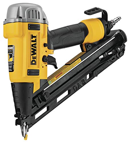 DEWALT Pneumatic Finish Nailer, 15-Gauge, 1/4 in., Corded (DWFP72155)