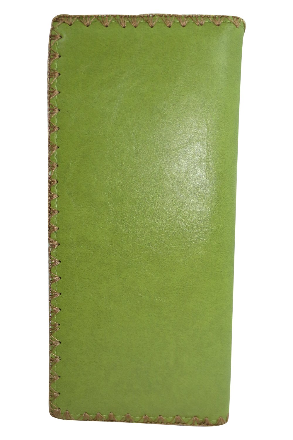 Lavishy Divine Paisley and Rose Embroidered Beautiful Large Wallet (Green)