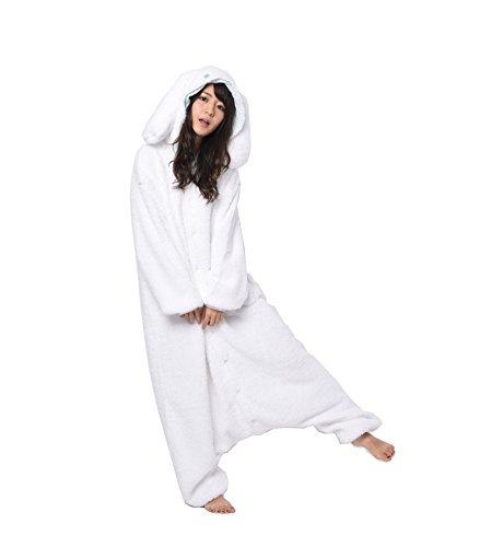 SAZAC Kigurumi - Cinnamoroll - Onesie Jumpsuit Halloween Costume (X-Large)