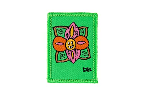 Dime Bags Interchangeable Accessory Patches | Removable Patches for Dime Bags Customization | 2-Pack (Pollination Station)