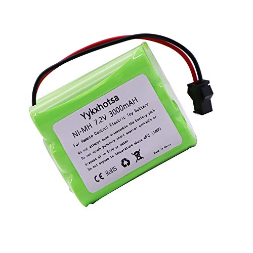 Parts & Accessories 7.2V 3000mah NI-MH Battery Pack X Model with Charger Set for Remote Control Electric Toy Tool Boat Toy Accessories 7.2V Battery - (Color: 1B EU)