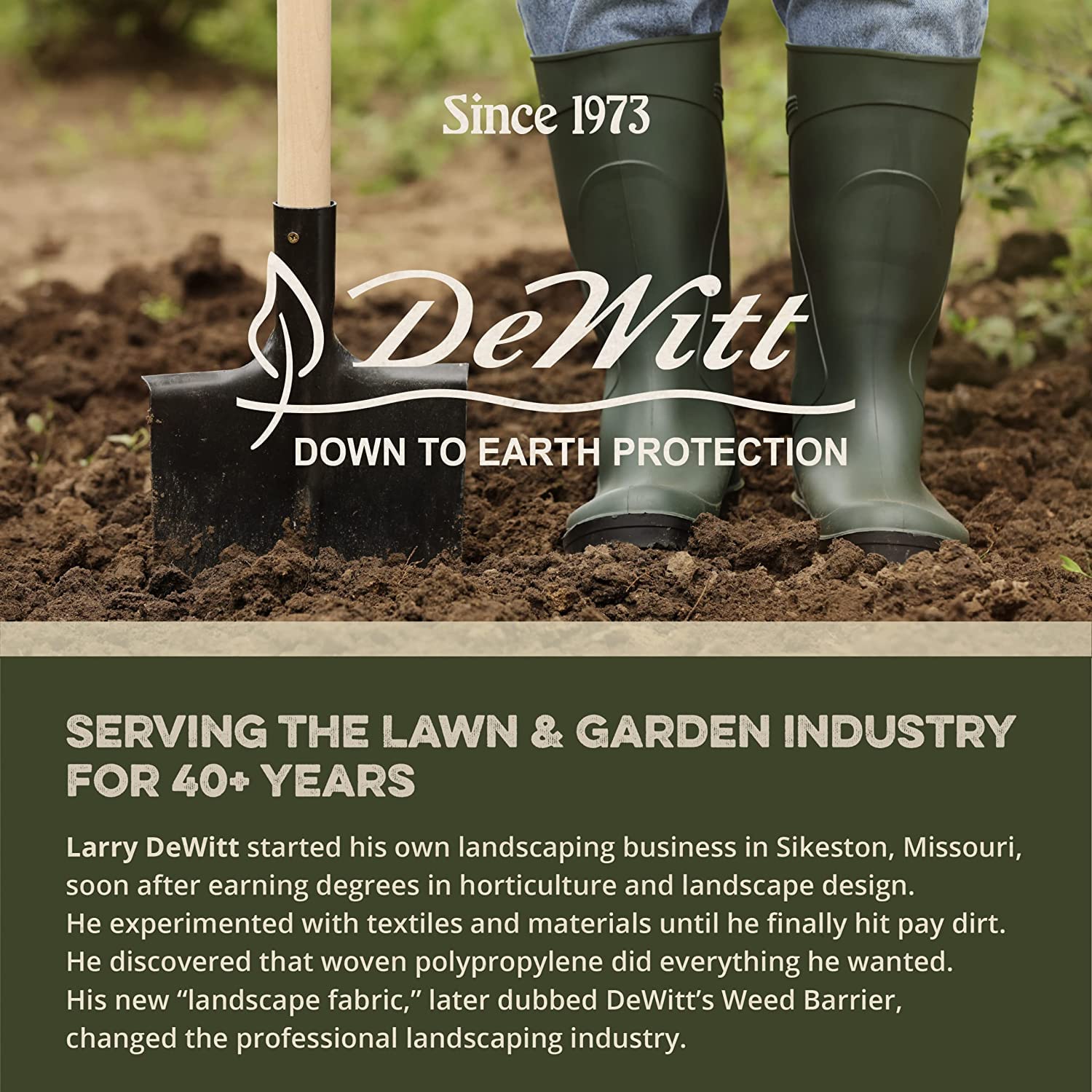 DeWitt SBLT4300 Sunbelt Ground Cover Weed Barrier, 4-Feet Width by 300-Feet Length