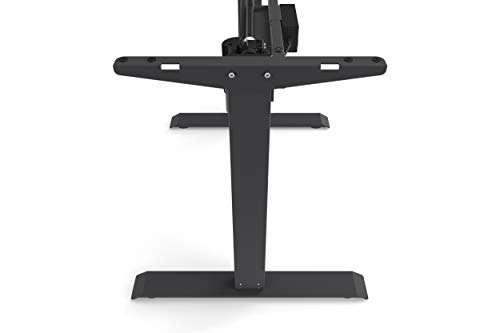 HON Basyx Commercial-Grade Single Motor Electric Height Adjustable, Standing Desk Base, 28" to 47" High, Black